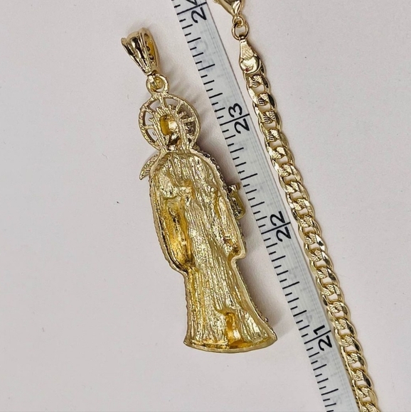 Gold-plated | Accessories | Multistones Red Eyes The Grim Reaper Chain ...